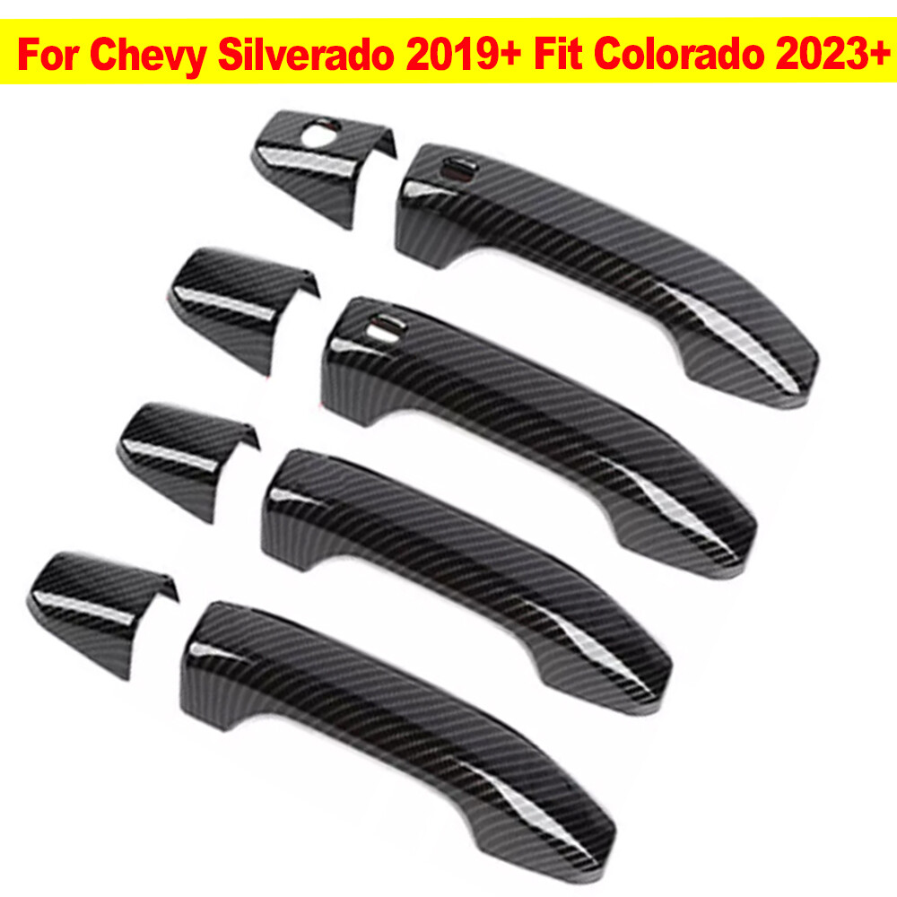 R&L Door Handles Cover Exterior Trim For Chevy Fit Colorado 23 ...