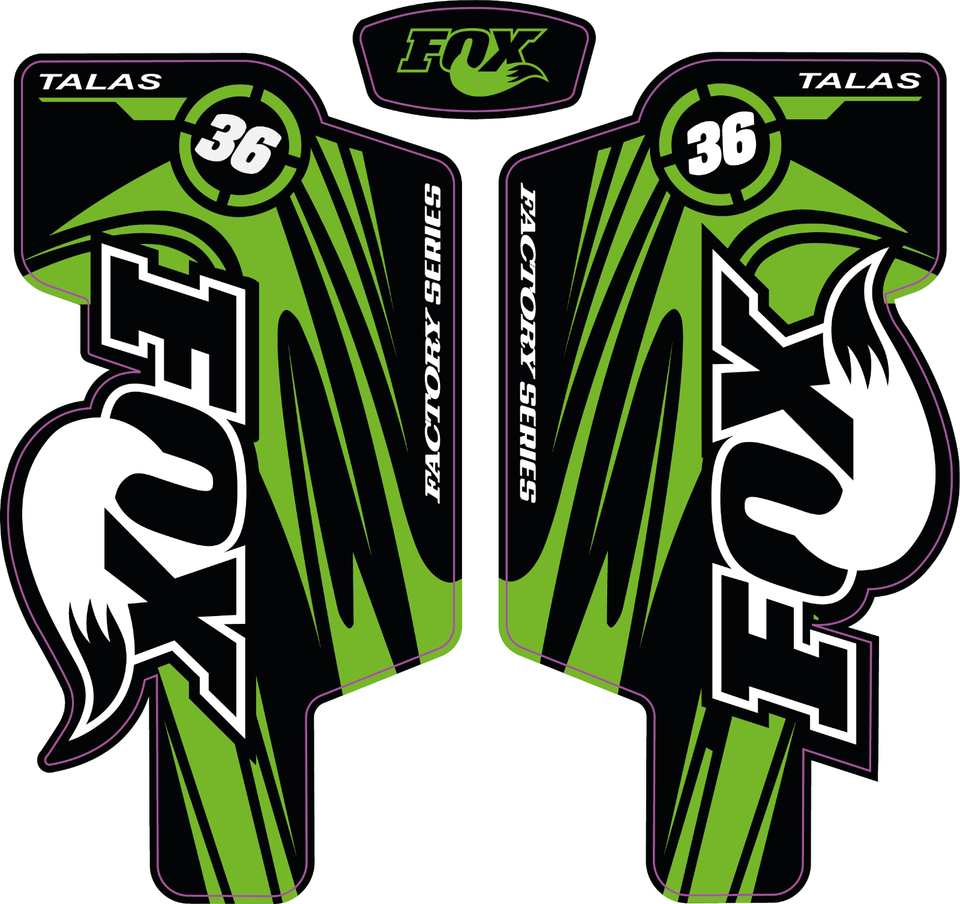 Fox 36 Talas Forks Decals Sticker Mountain MTB Bike Downhill Jump ...