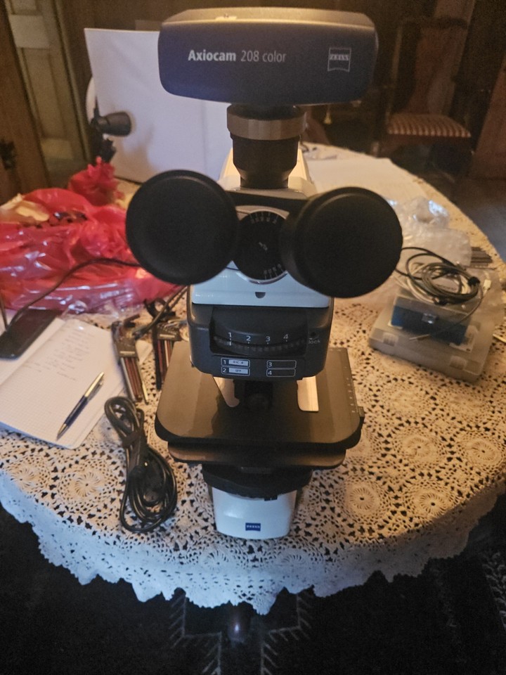 ZEISS Axioscope 5 Compound Microscope Binocular Axiocam with DIC, W ...