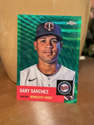 Gary Sanchez 2022 Topps Chrome Platinum Green Refractor 35/99 | eBay