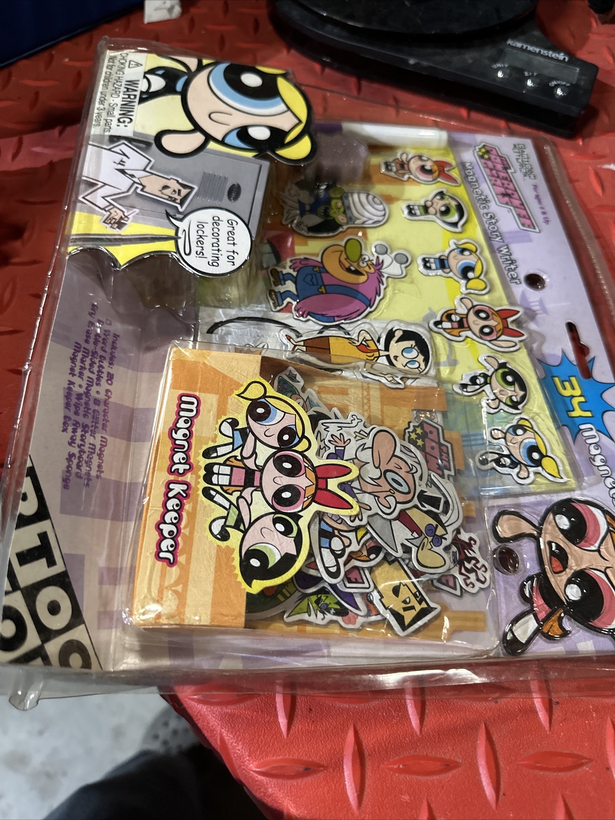 The PowerPuff Girls Magnetic Story Writer 34 MAGNETS! Cartoon Network ...