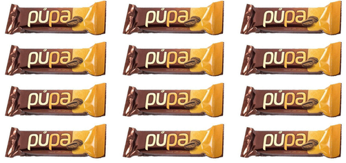 12 x PUPA COFFEE Flavor Chocolate Bars Retro European Candy Sweet ...
