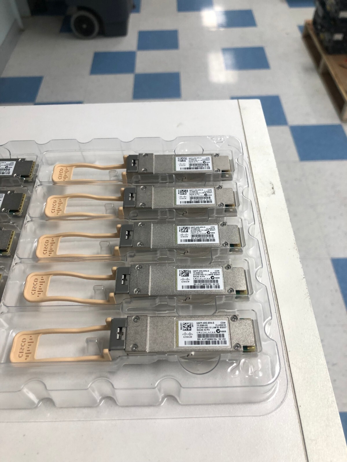 QSFP-40G-SR4-S 10 PACK 40GBASE SR4 S CLASS OPTICAL TRANSCEIVER QTY 10 ...