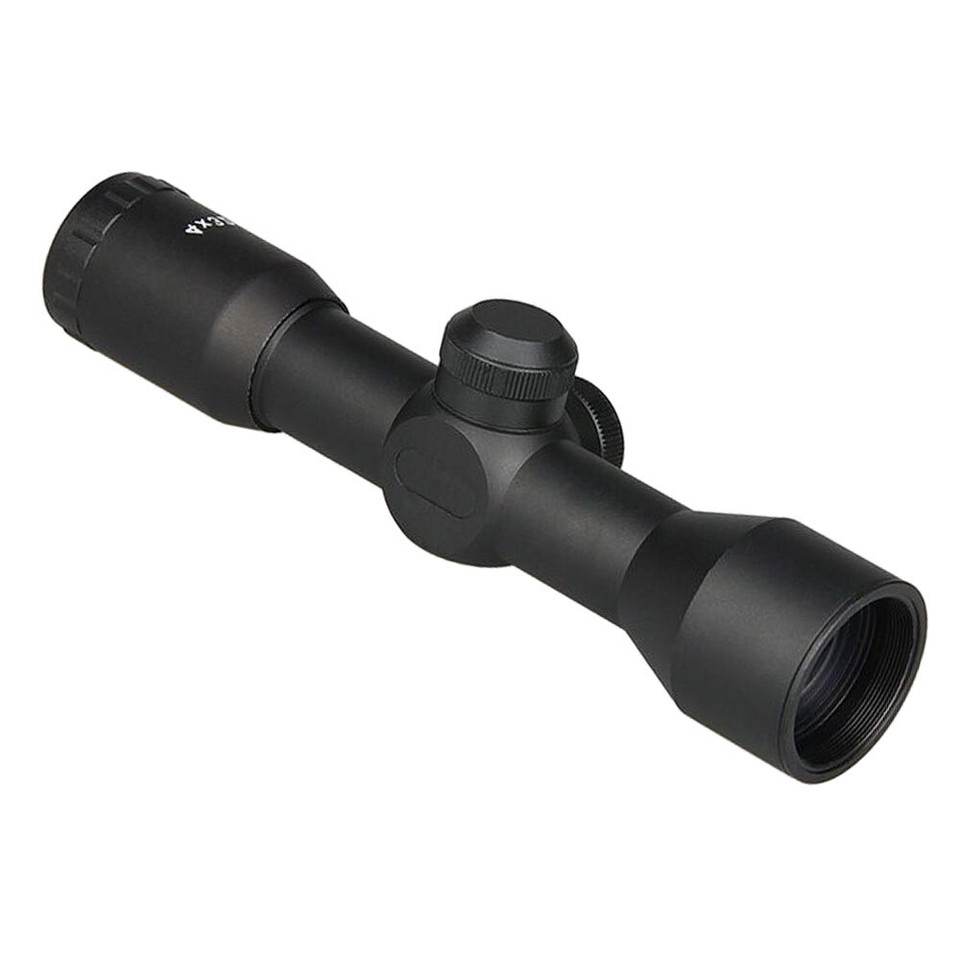 4X32 Tactical Rifle Scope Mil Dot Crosshair Optics Gun Scope W/ 2* 11mm ...