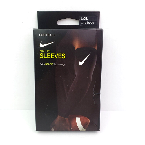 Nike Pro Dri Fit Technology Football Black Sleeves Size L/XL Athletic ...