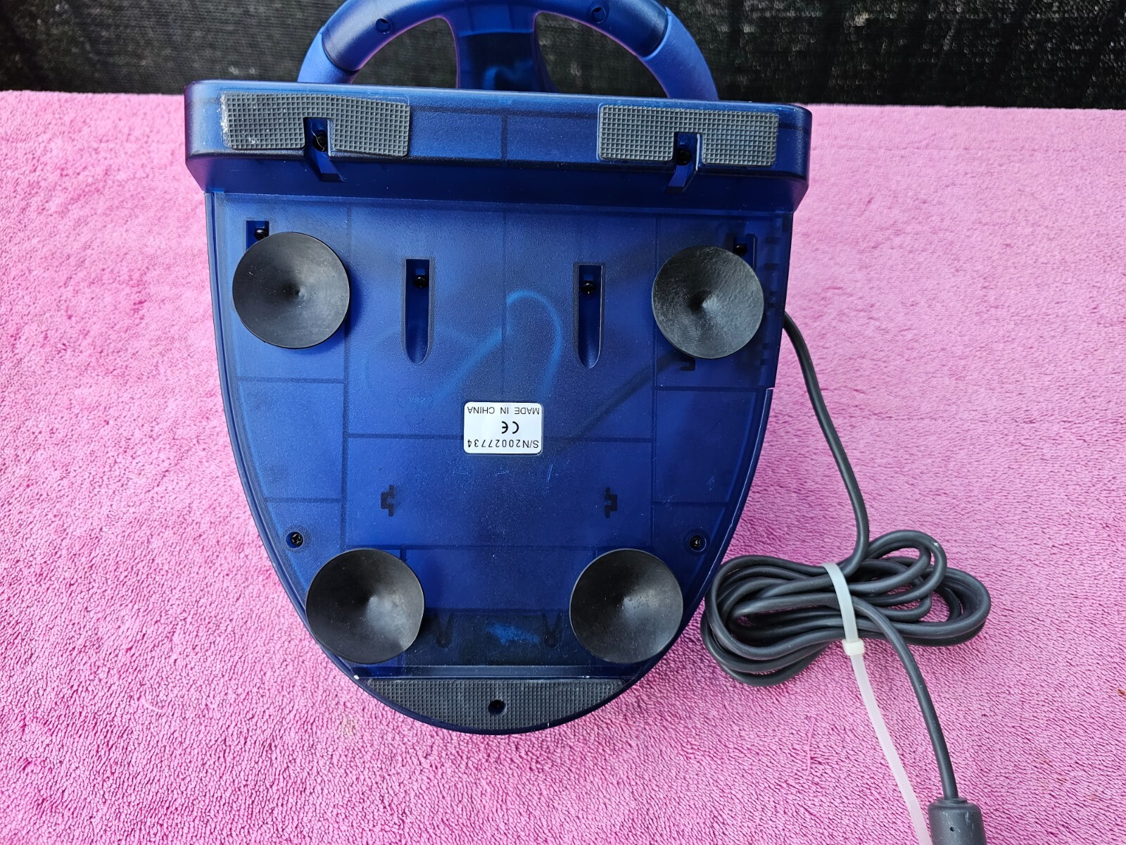 PlayStation 1 Pelican Sportster Blue Steering Racing Wheel With Games ...