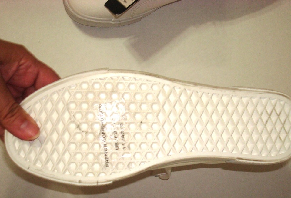 New NWT $78 Womens 10 French Connection Sneakers White Blue Logo ...