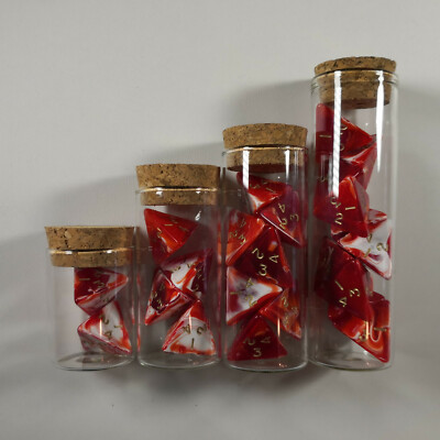 Marble Red Potion Of Healing Greater Superior Supreme Vial Set D4 Dice ...