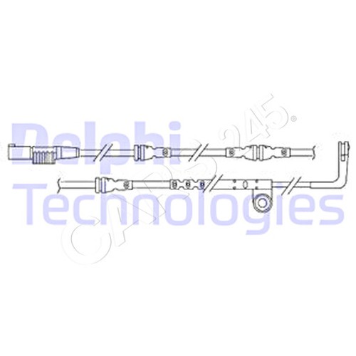 DELPHI Brake Pad Wear Warning Contact Set For LAND ROVER 05-13 ...