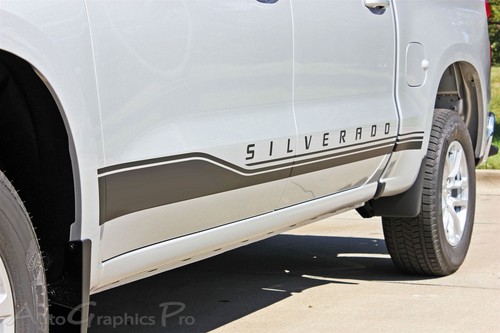2019-2025 ROCKER ONE Chevy Silverado Stripes Door Decals 3M Vinyl ...