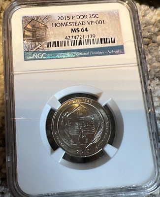 2015 Washington Homestead Quarter NGC MS-64 VP-001 ERROR | eBay