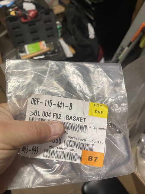 Genuine Volkswagen Oil Filter Housing Gasket 06f-115-441-b for sale ...