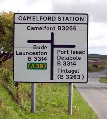 Photo 6x4 Camelford Station, north Cornwall Slaughterbridge Looking ...
