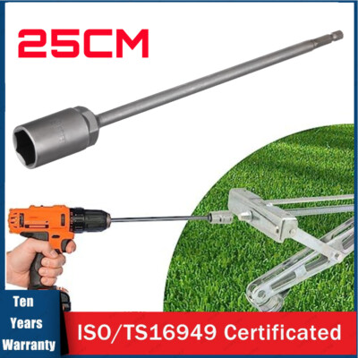 Caravan Leg Winder 25cm Corner Steady Drill Extension Jack Socket 19mm ...