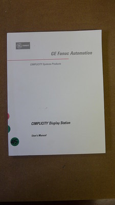 GE Fanuc GFK-1220B Cimplicity Display Station User Manual (7055) | eBay