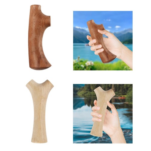 Fishing Rod Grip Handle Rods Change Comfortable Wooden Portable ...