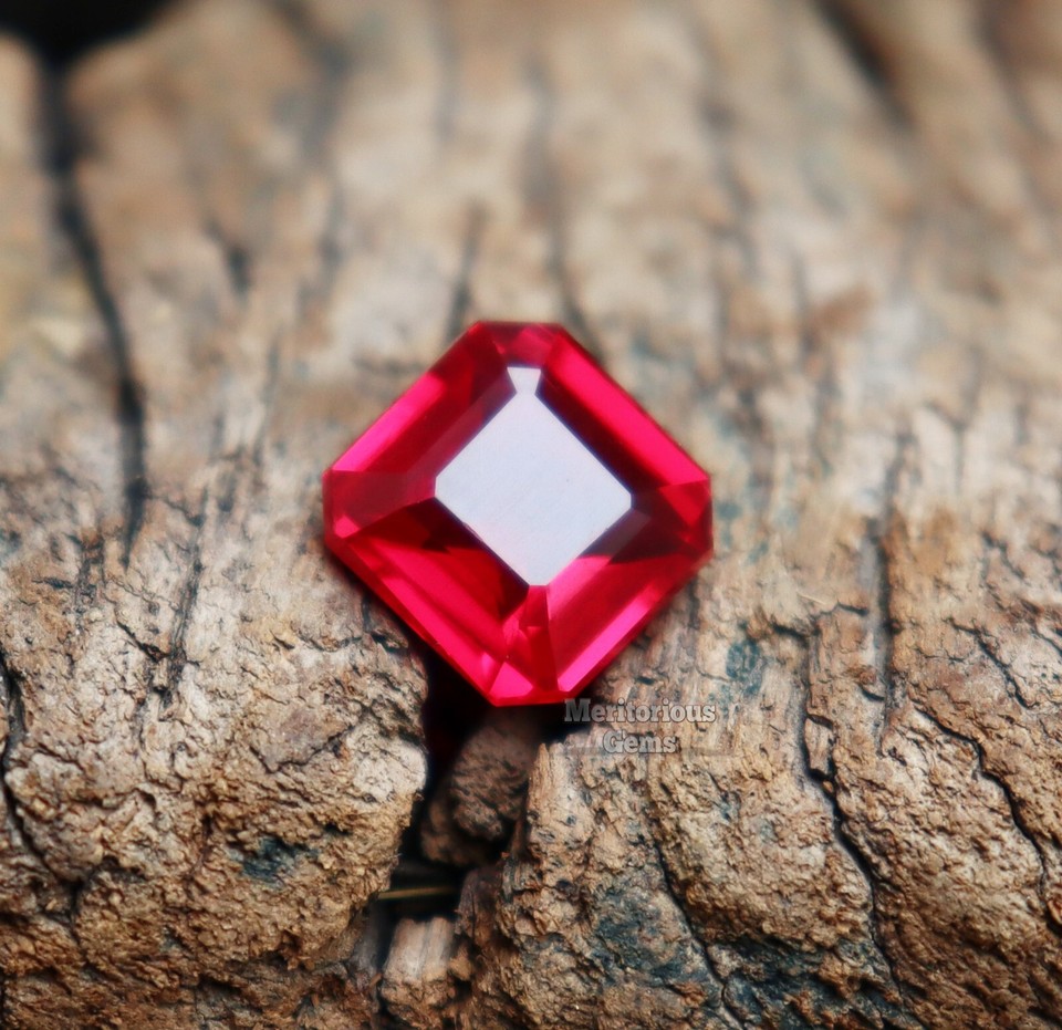 Certified Mozambique Dark Red Ruby 9 Ct Radiant Shape Natural Loose ...