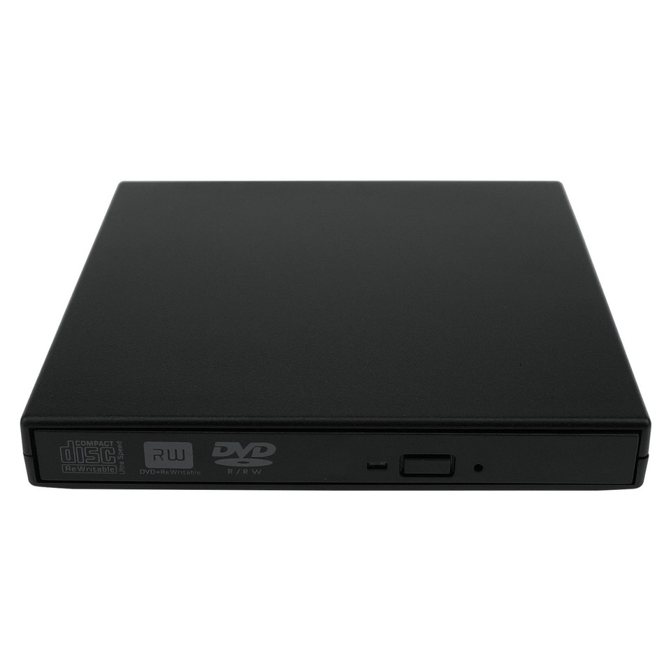 USB External DVD 8X Burner DVD-R Dual Layer CD RW Writer Laptop PC ...