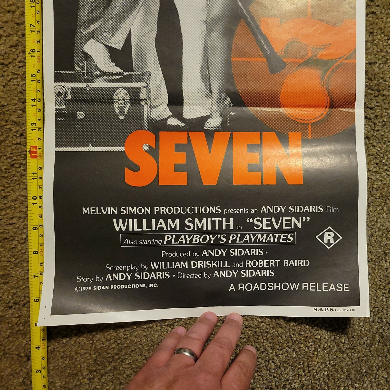 SEVEN MOVIE POSTER WILLIAM SMITH PLAYBOY PLAYMATES 1979 MOVIE POSTER | eBay