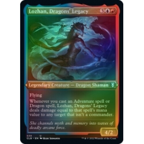 LOZHAN, DRAGONS' LEGACY (FOIL-ETCHED) X4 Commander Legends: Battle For ...