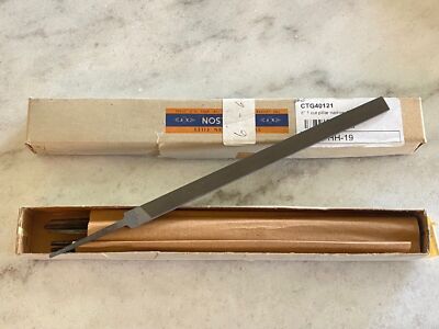 NICHOLSON #40121 8" Pillar Narrow 1 Cut XF Swiss Pattern Hand File ...