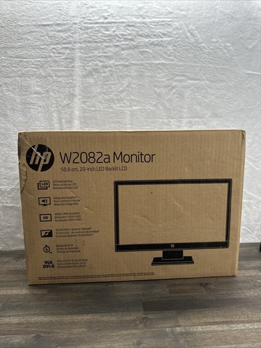 HP W2082a 20" Widescreen 1600x900 VGA/DVI-D LED Backlit LCD Monitor | eBay
