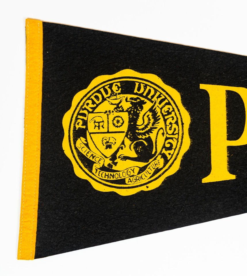 Purdue University vintage pennant 1950s / 1960s | eBay