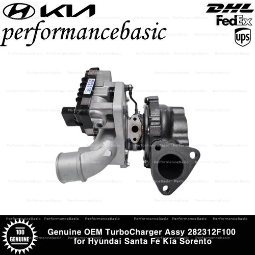 Genuine OEM TurboCharger Assy 282312F100 for Hyundai Santa Fe Kia ...