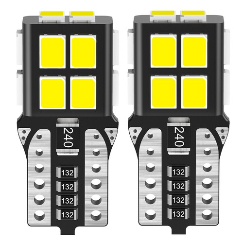 2Pcs White W5W T10 168 LED License Plate Light Side Marker Light For ...