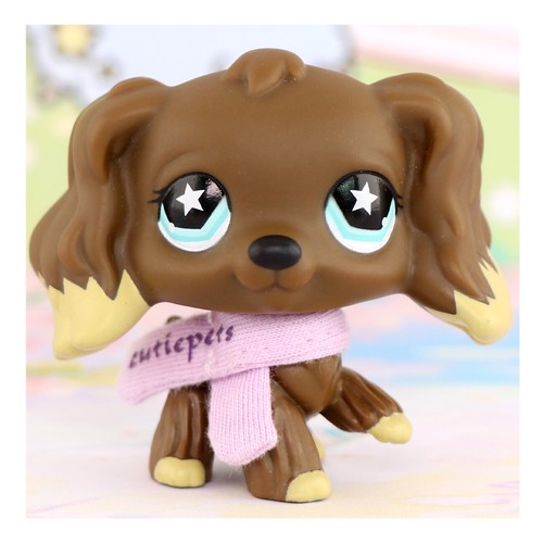 Mini Pet Shop LPS Cocker Spaniel 960 Rare LPS Figure with Scarf Kids ...