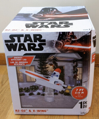 Christmas Star Wars R2-D2 & X-WING Inflatable | eBay
