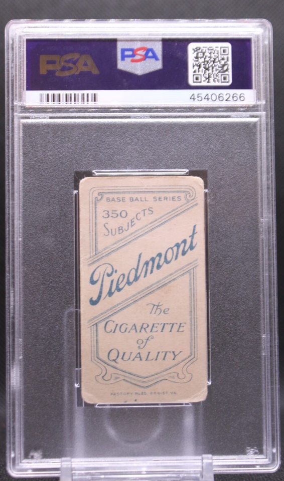 Davy Jones T206 Baseball Card (1909-11) Detroit Tigers Piedmont Back ...