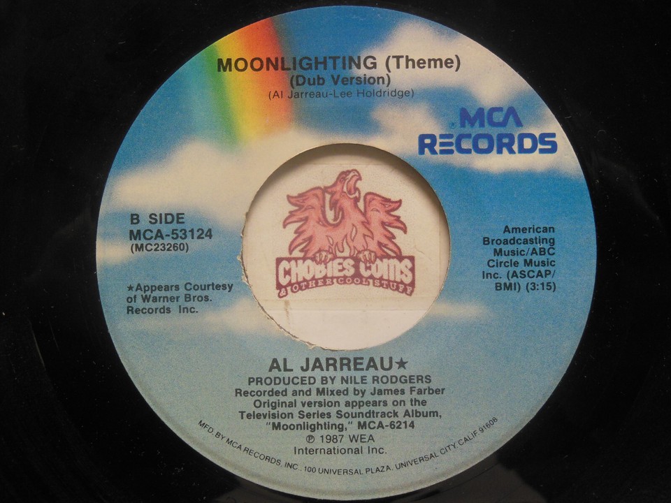 Al Jarreau – Moonlighting Theme / Dub Version, 45 RPM VG (JF) | eBay