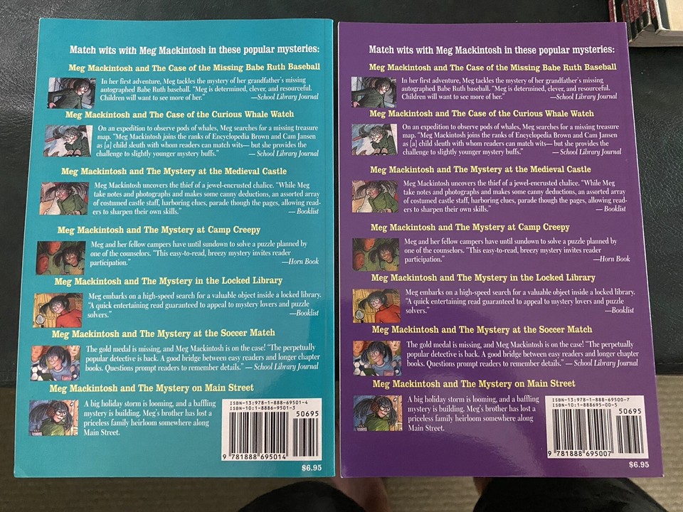 Lot 2 Meg Mackintosh Solve-It-Yourself Mystery Books #1 #2 Babe Ruth ...