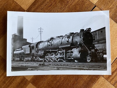 Baltimore & Ohio Railroad Steam Engine Locomotive 6142 Vintage Photo B ...