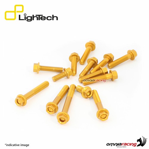Lightech kit viteria viti ergal motore colore oro 30pz per Honda ...