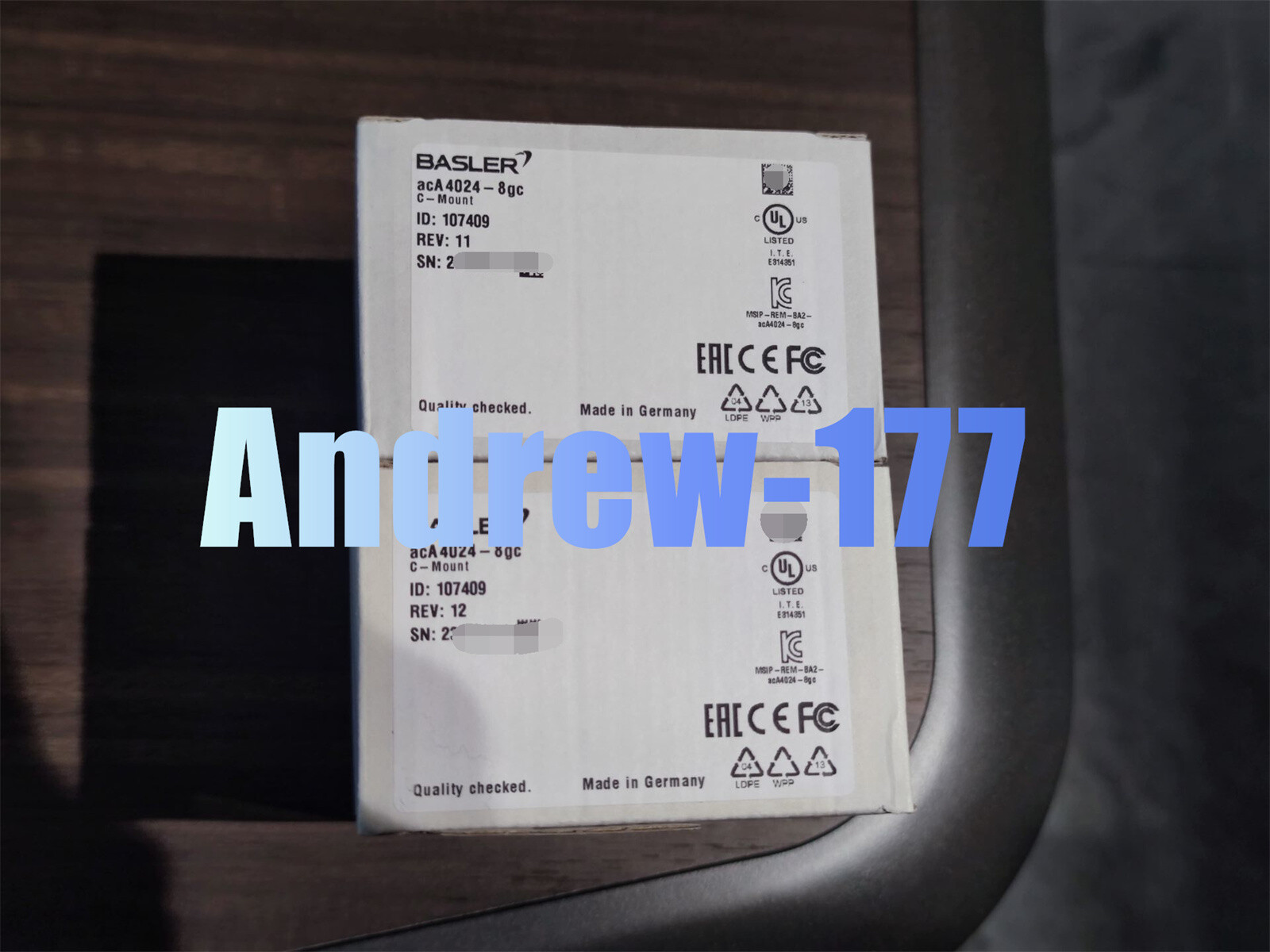 Basler ace acA4024-8gc GigE Camera for sale online | eBay