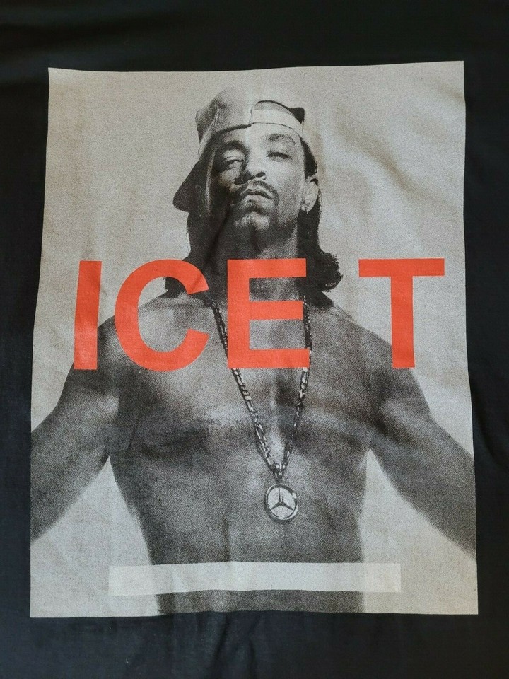 Small Ice T Men's Mercedes Black T shirt hip hop rapper ICE T Mercedes ...