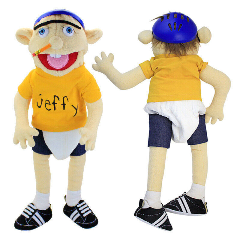 24inch Jeffy Feebee Puppet Hand Puppet Plushie Toy, Stuffed Doll Kids ...