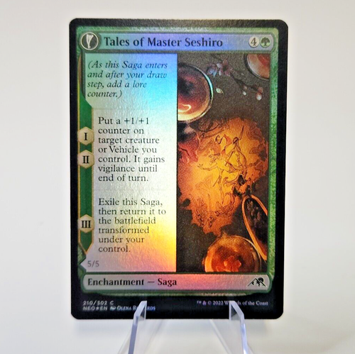 MTG Tales of Master Seshiro/Seshiro's Living Legacy (Neon Dynasty) 210/ ...