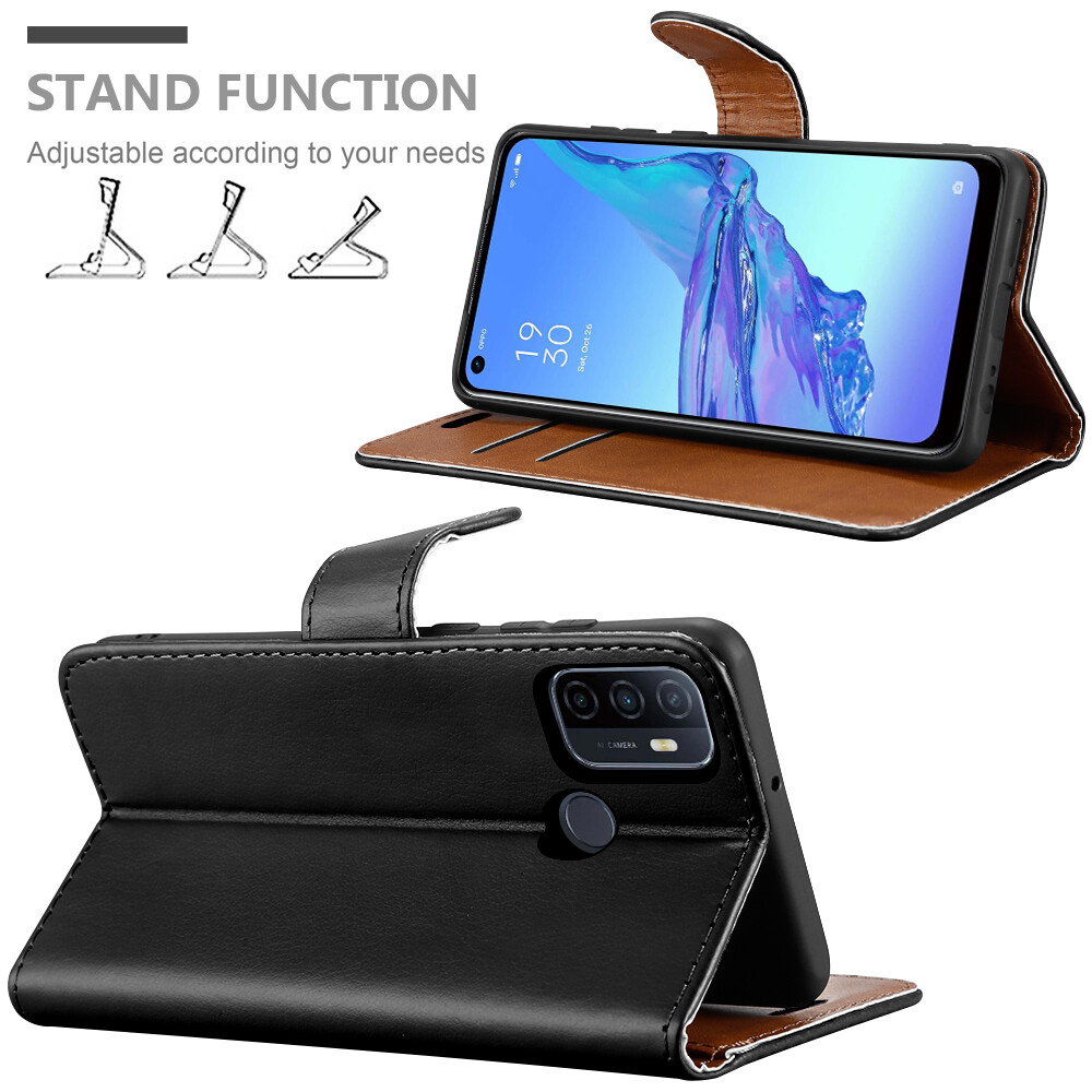 Oppo A53 Phone Case Leather Wallet Flip Folio Stand View Cover for Oppo ...