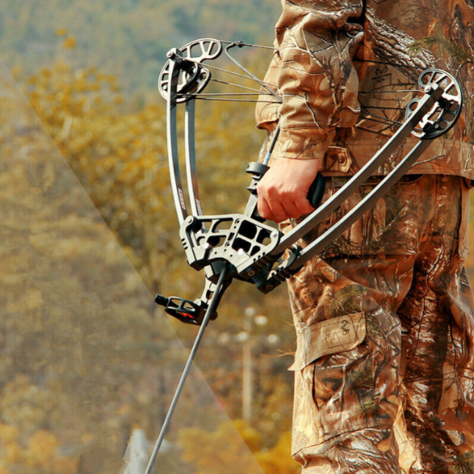 Archery Triangle Compound Bow Catapult Dual-use Steel Ball Arrow Target ...