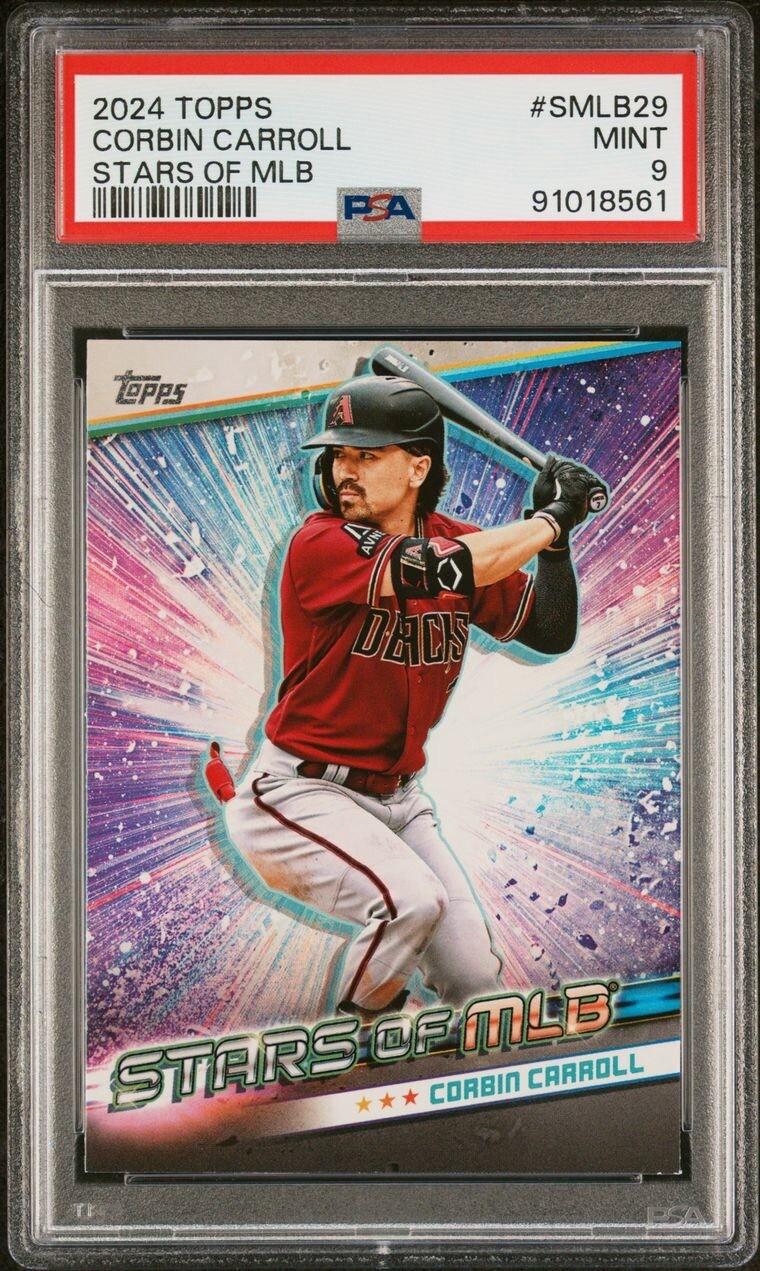 2024 TOPPS CORBIN CARROLL #SMLB29 STARS OF MLB PSA MINT 9 | eBay