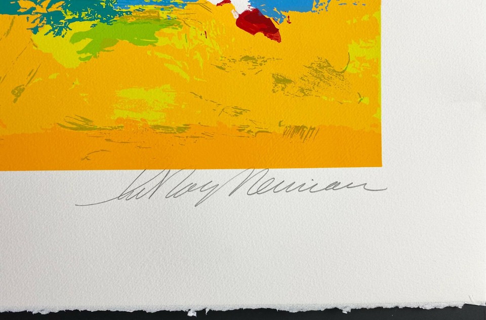 Leroy Neiman "The Great Secretariat" HAND SIGNED NUMBERED SERIGRAPH Ron ...