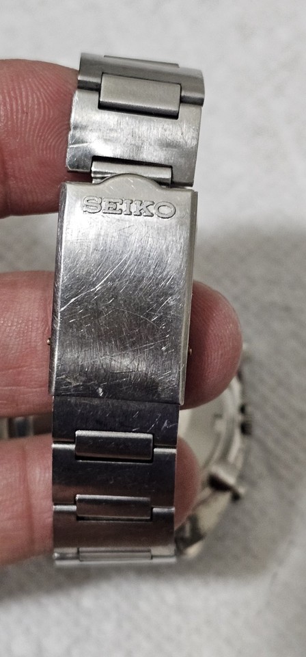 Seiko Pogue 6139-6005 chronograph WITH box link yellow 41mm pepsi | eBay