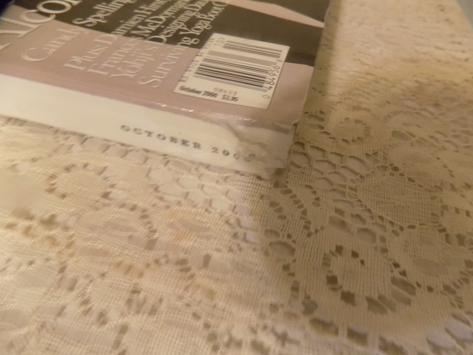 2000 OCTOBER W MAGAZINE - STEPHANIE SEYMOUR NICE FASHION FRONT COVER ...