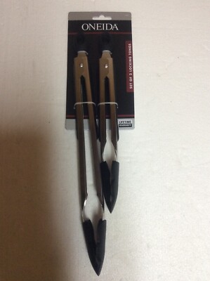 Oneida Set Of 2 Locking Tongs Brand New | eBay