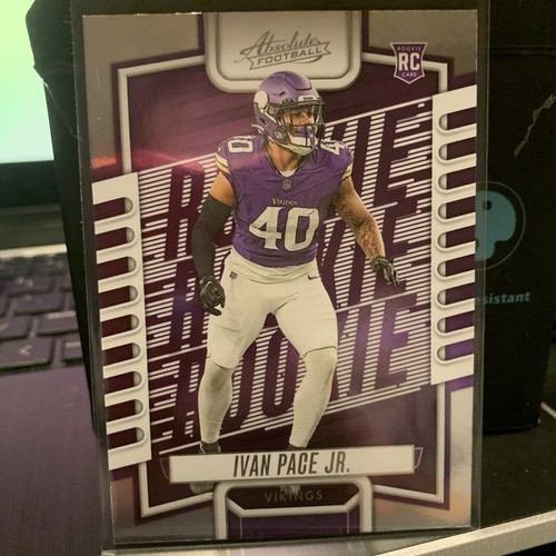 2023 Panini Absolute Ivan Pace Jr. Rookie #144 Minnesota Vikings RC | eBay