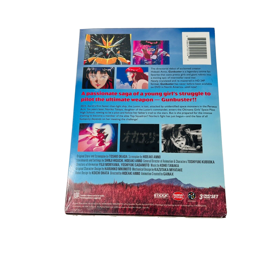 Gunbuster OVA The Complete Series (3 DVD Set) USA Ed. Rare Anime Bandai ...