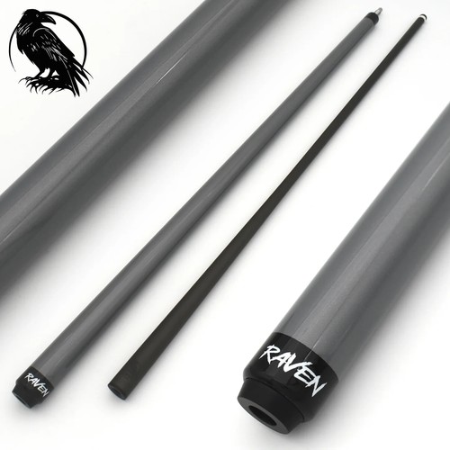 Carbon Fiber pool cue, RAVEN R3 Grey, 12.4 or 11.8, Radial Joint, Soft ...